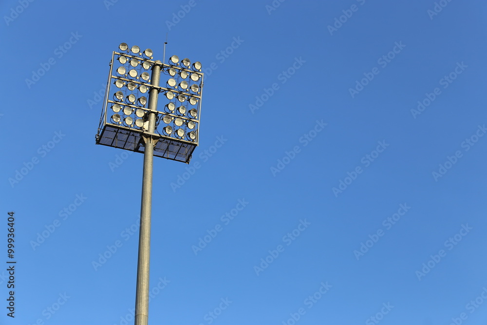 sport light in football stadium Stock Photo | Adobe Stock