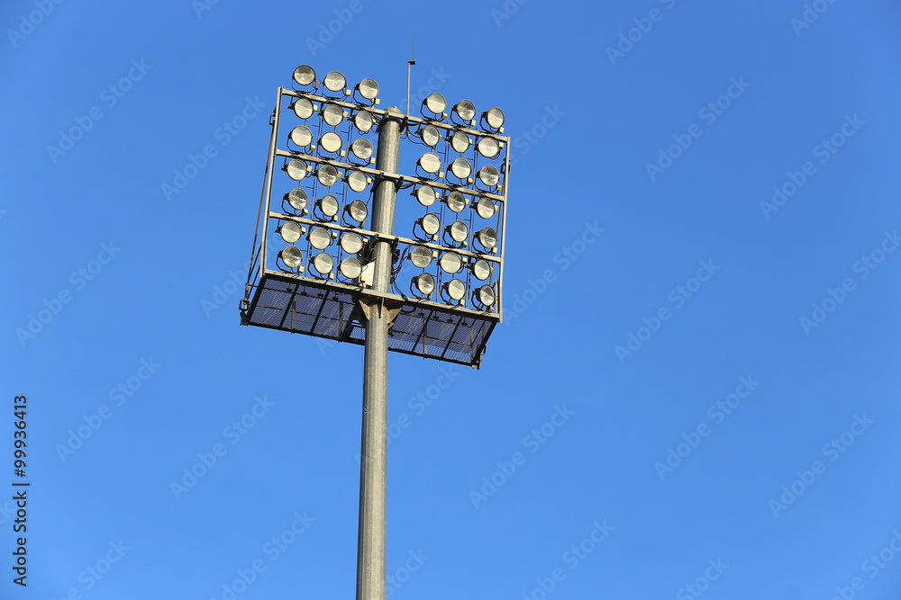 sport light in football stadium Stock Photo | Adobe Stock