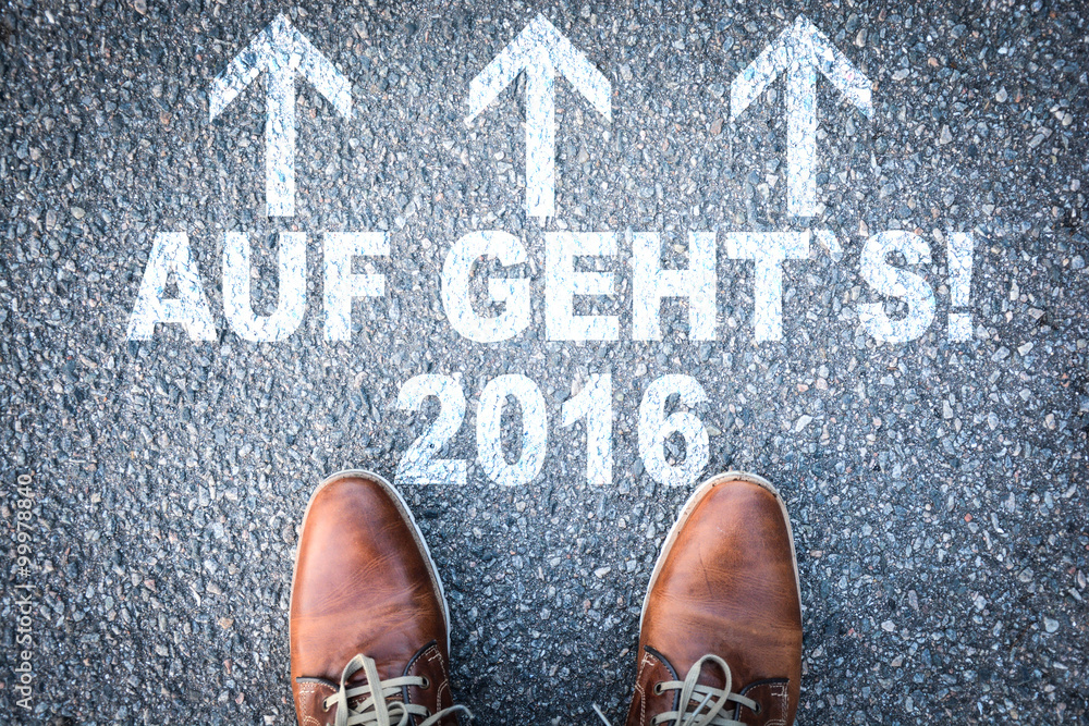 Los gehts Stock Photo | Adobe Stock