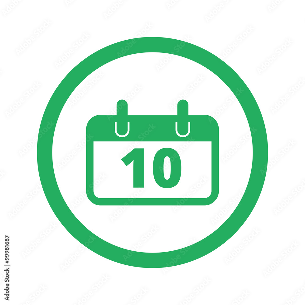 Calendar Icon Green