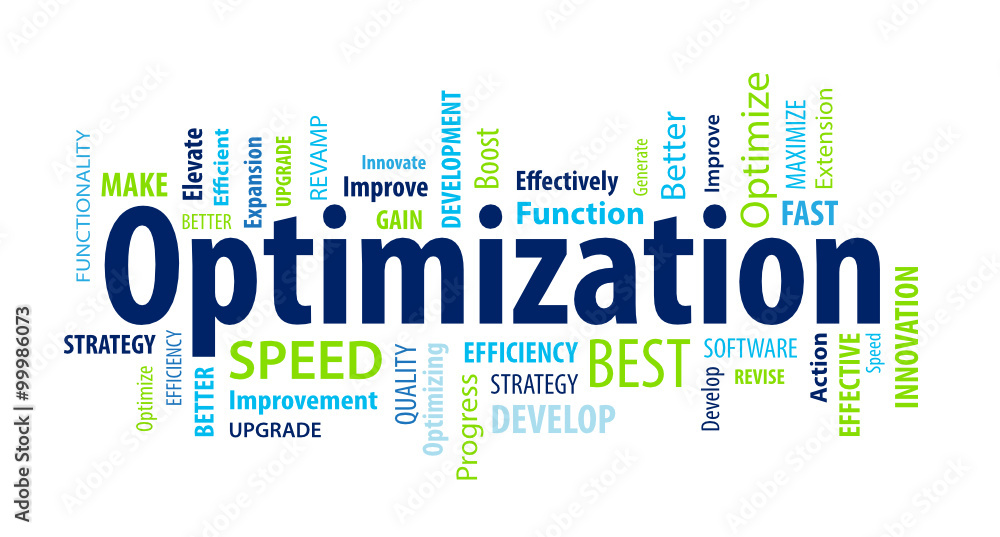 Optimization vector de Stock | Adobe Stock