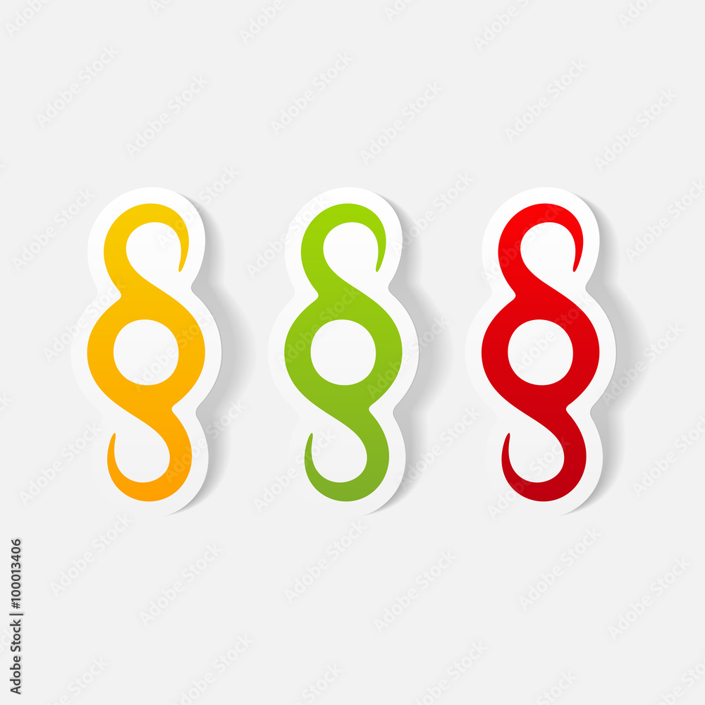 realistic design element. paragraph Stock Vector | Adobe Stock