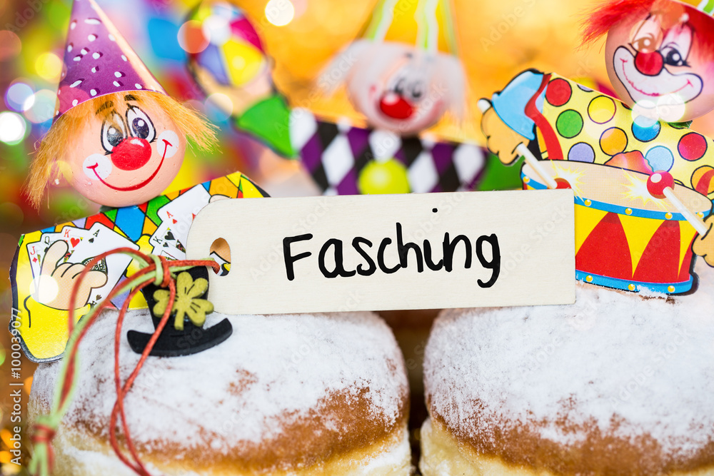 Fasching und Berliner Stock-Foto | Adobe Stock