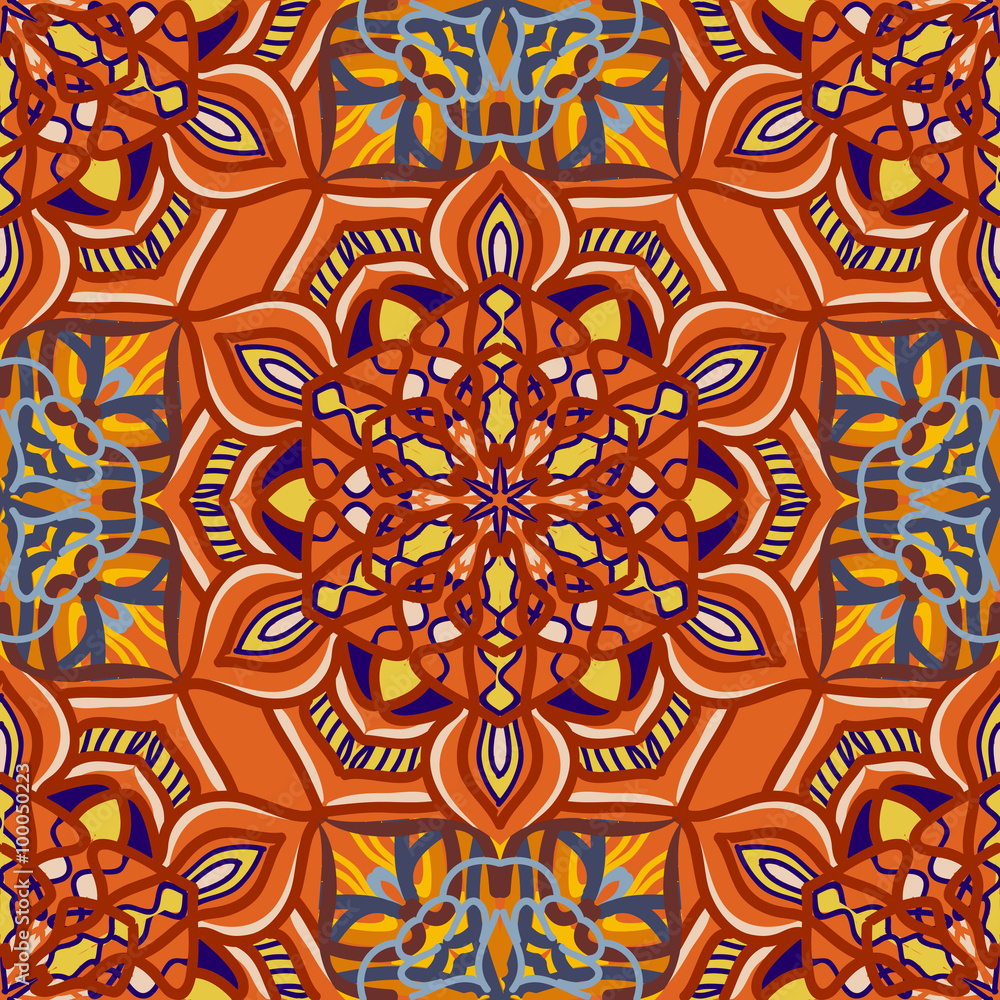 Vector seamless texture. Beautiful colored pattern for design and ...