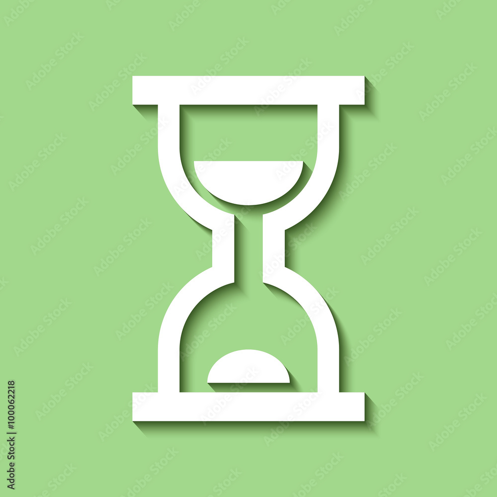 Logo sablier. Stock Vector | Adobe Stock