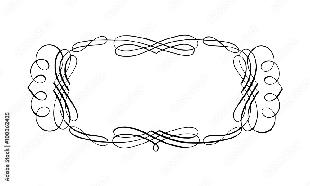 Vecteur Stock Cadre arabesque. | Adobe Stock