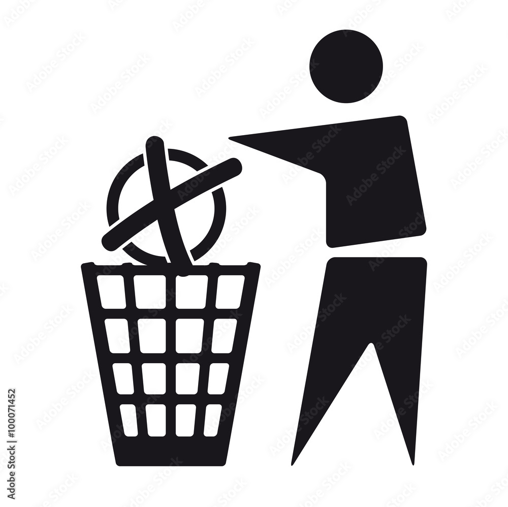 Piktogramm Politikverdrossenheit symbolisch Stock Vector | Adobe Stock