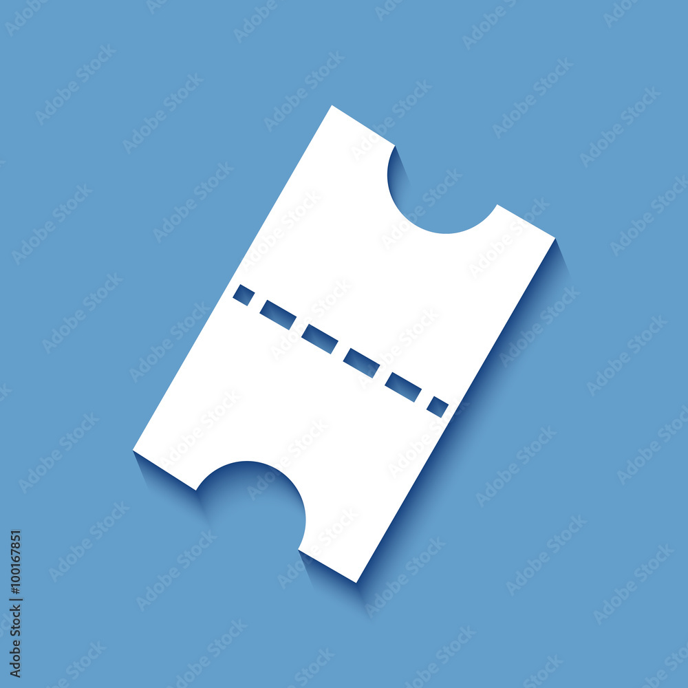 Logo ticket. Stock Vector | Adobe Stock