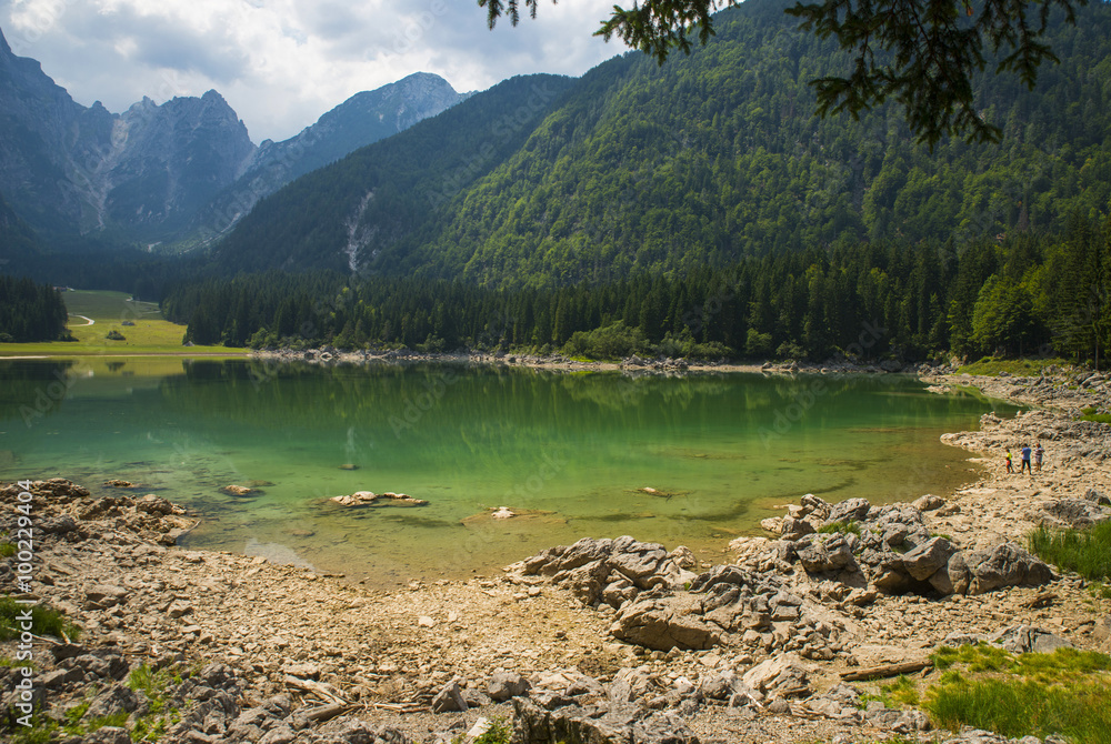 Laghi di Fusine / Fusine lakes / Belopeska jezera, Italy Stock Photo ...