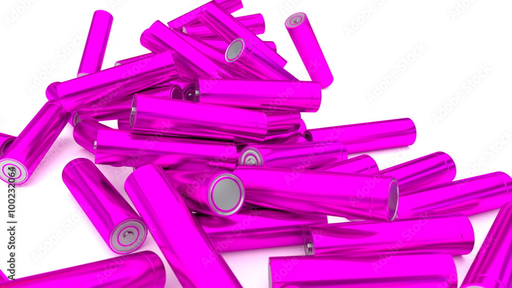 Animated falling and bouncing shining plain, pink or magenta (Stripped ...