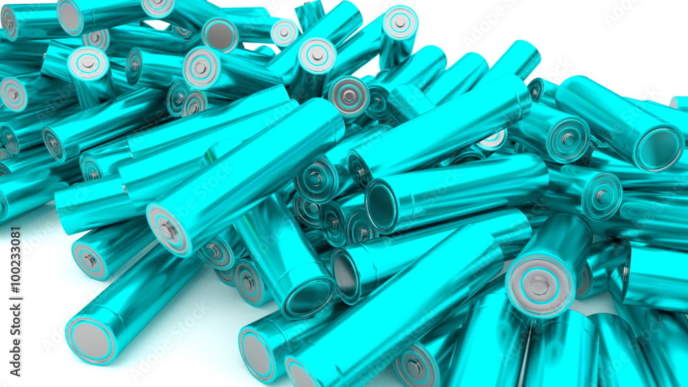 Animated falling and bouncing shining plain, cyan or light blue ...