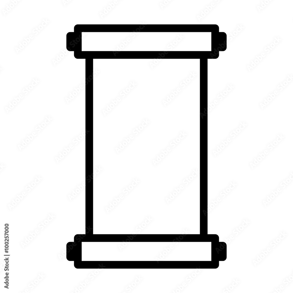 Vertical Scroll Clip Art