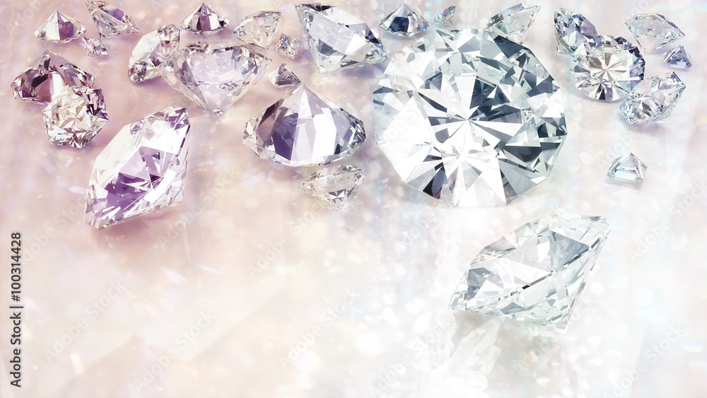 sparkling diamonds fashion background Stock Illustration | Adobe Stock