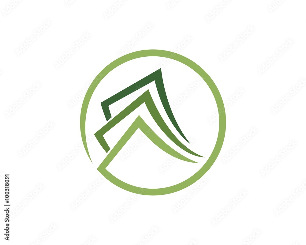 Money in Circle Logo Stock Vector | Adobe Stock