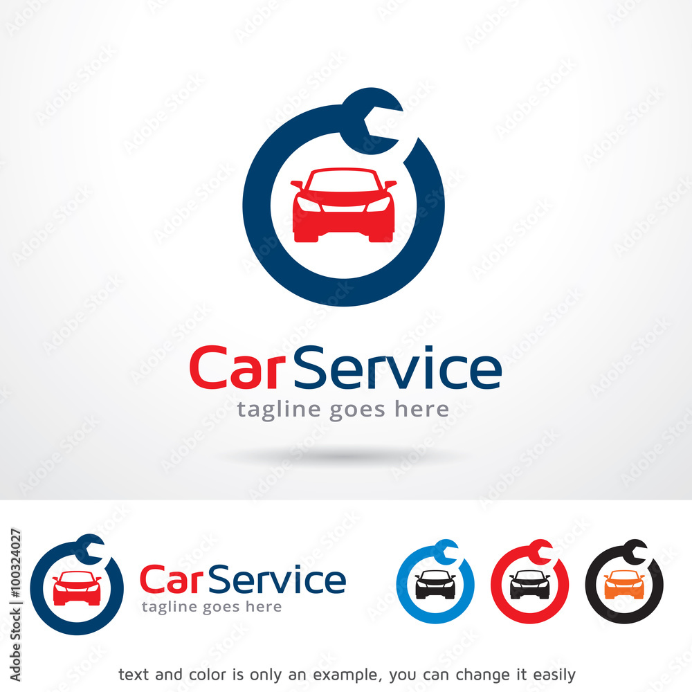 Car Service Logo Template Design Vector Stock Vector | Adobe Stock