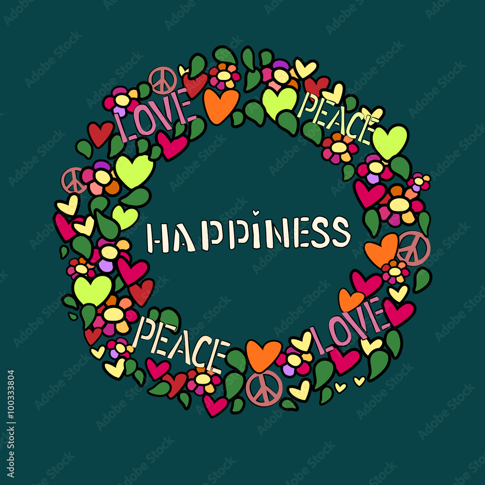 Peace And Love Collage