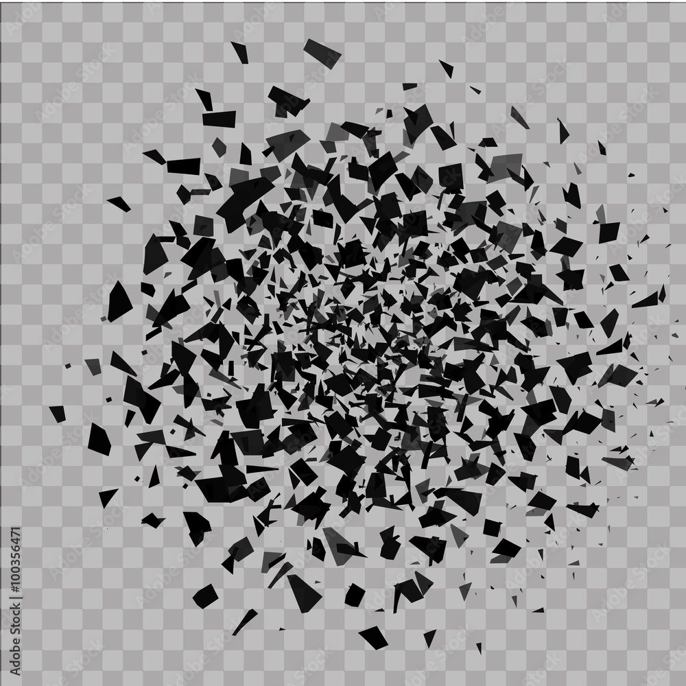 explosion cloud . vector illustration Stock Vector | Adobe Stock