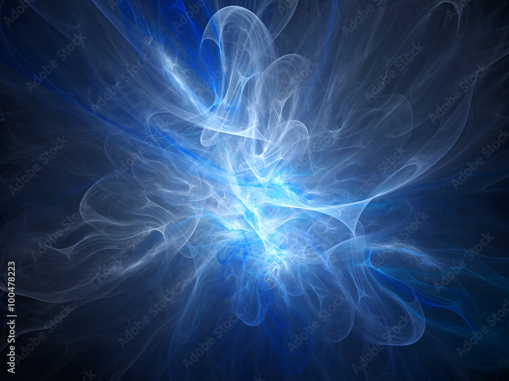 Blue glowing plasma flame Stock Illustration | Adobe Stock