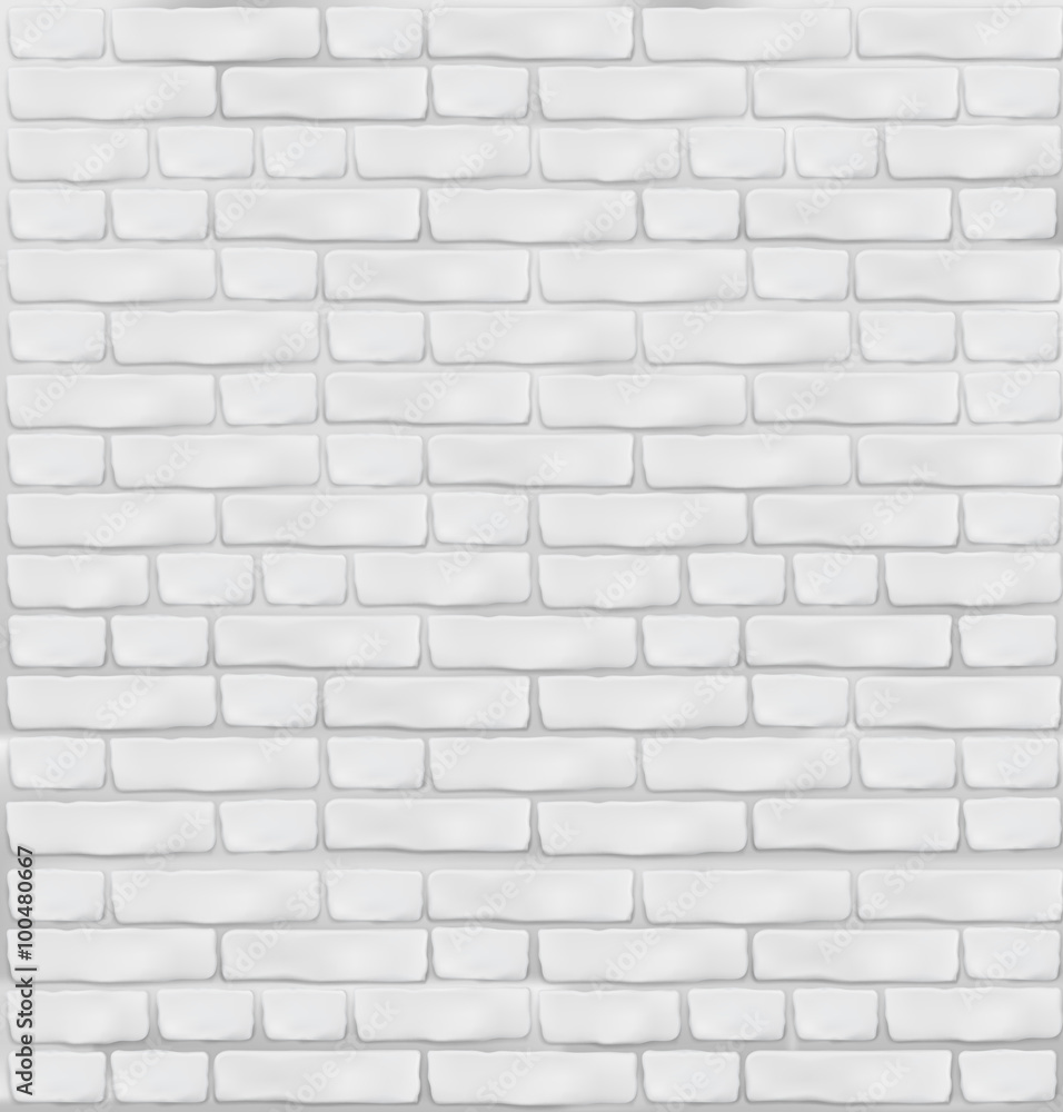 Gray brick wall background. Vector illustration Stock Vector | Adobe Stock
