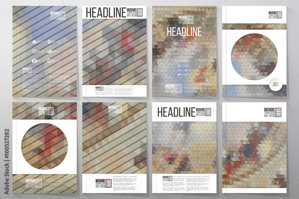 Business templates for brochure, flyer or booklet. Catholic church ...