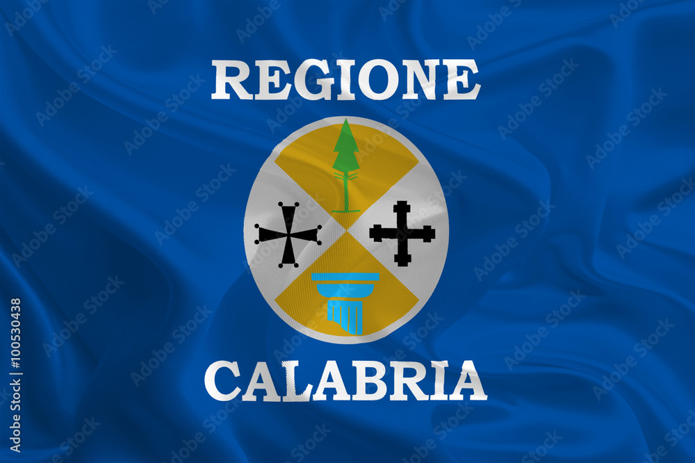 Flags of Calabria, Italy: Stock Illustration | Adobe Stock
