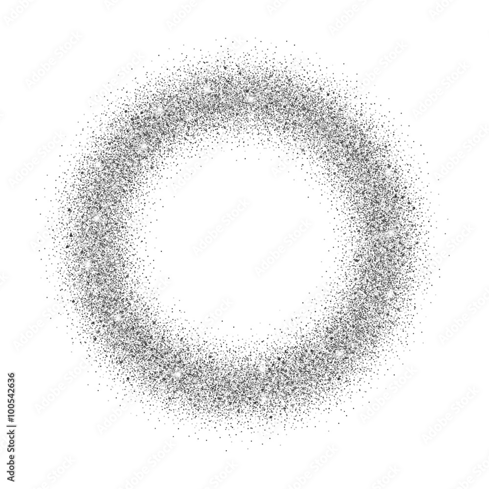 silver glitter background. Stock Vector | Adobe Stock