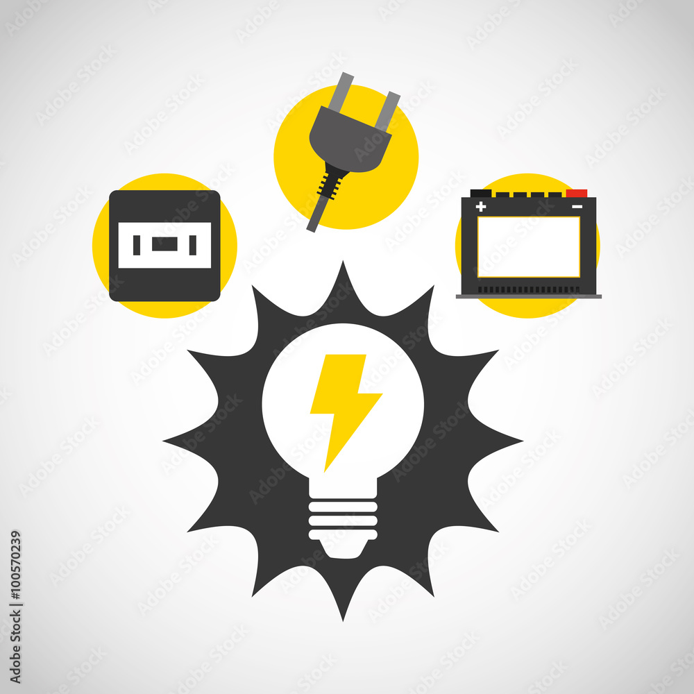 electricity concept design Stock Vector | Adobe Stock