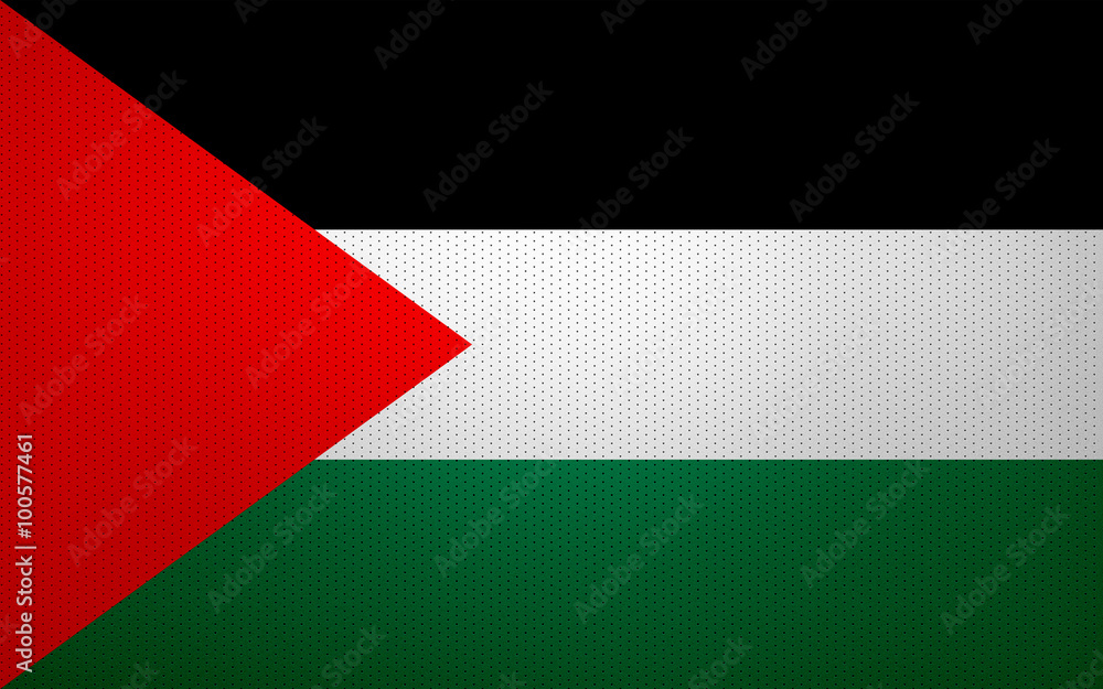 Closeup of Palestine flag Stock Photo | Adobe Stock
