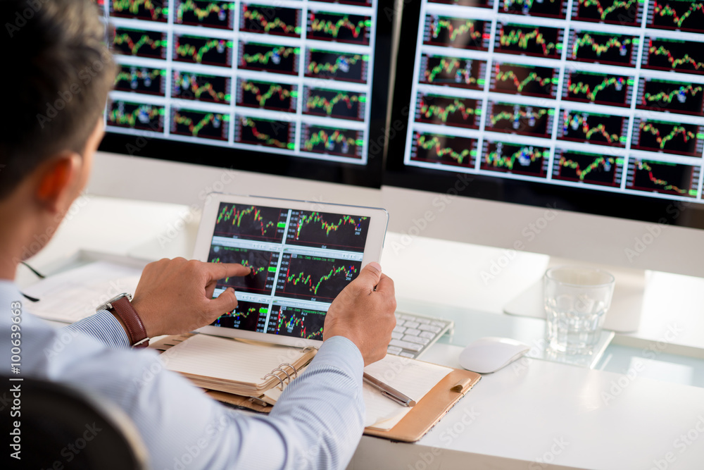 Photo & Art Print Analyzing diagrams, DragonImages