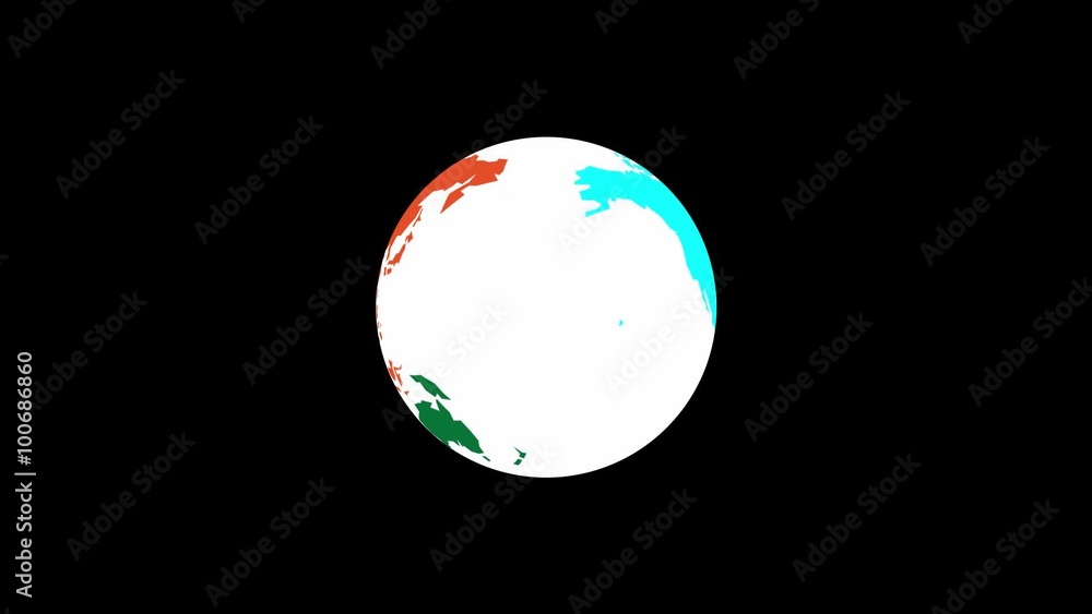 colorful earth Stock Video | Adobe Stock