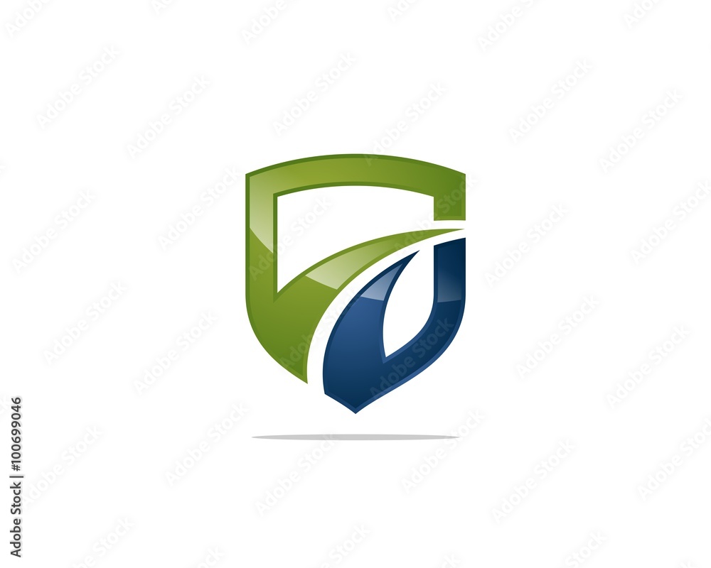 Shield Insurance Logo Template Stock-Vektorgrafik | Adobe Stock