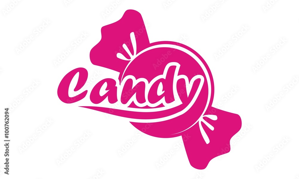 Candy Logotype Stock Vector | Adobe Stock