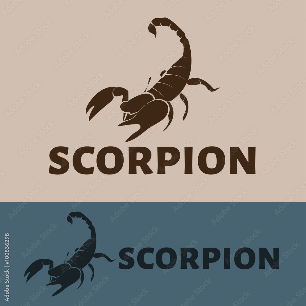 Vector Scorpion logo. Stock Vector | Adobe Stock