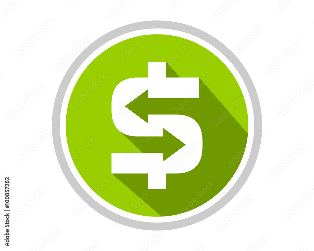 Money Transfer Emblem Stock Vector | Adobe Stock