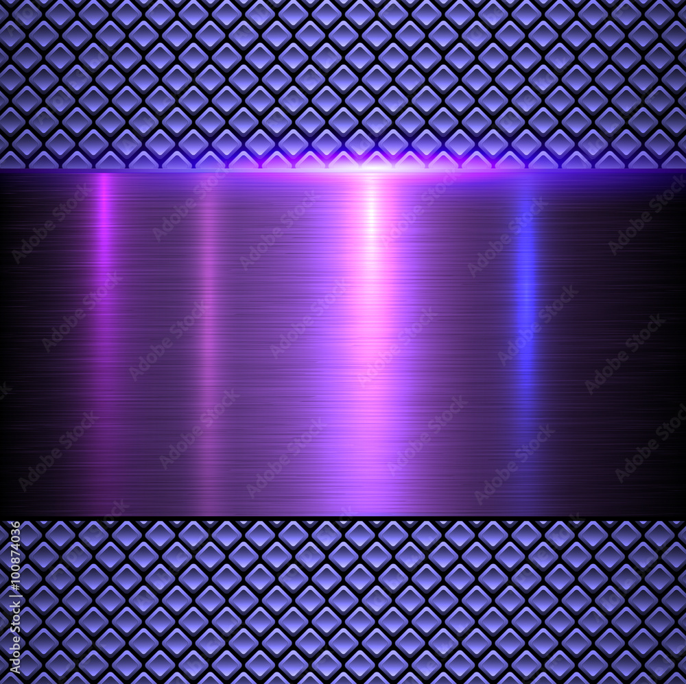 Abstract metallic background, shiny metal texture Stock Vector | Adobe ...