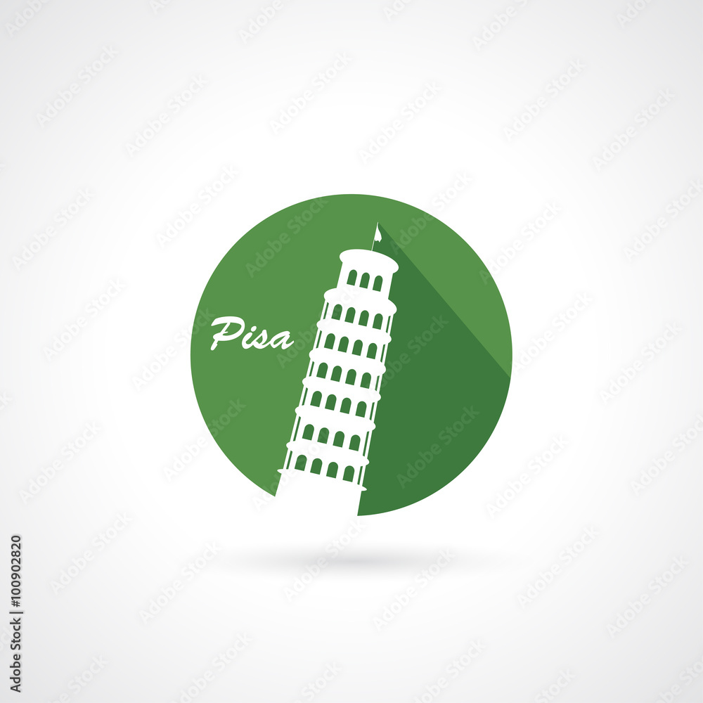 Pisa Tower symbol Stock Vector | Adobe Stock