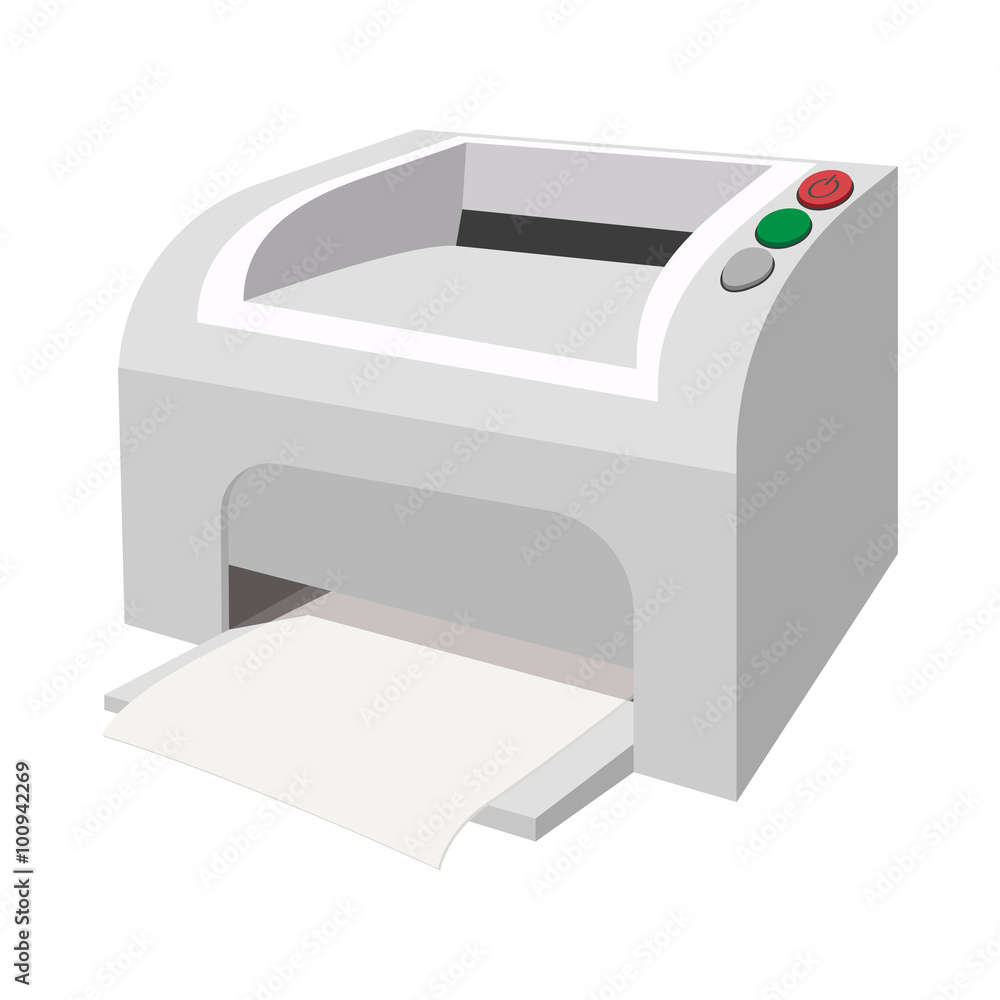 Printer cartoon icon Stock Vector | Adobe Stock