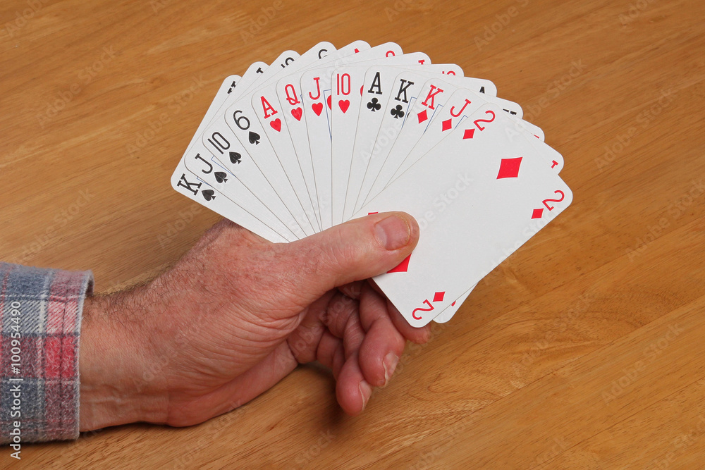 ACOL Contract Bridge Hand. With 12 to 14 points and a balanced hand ...