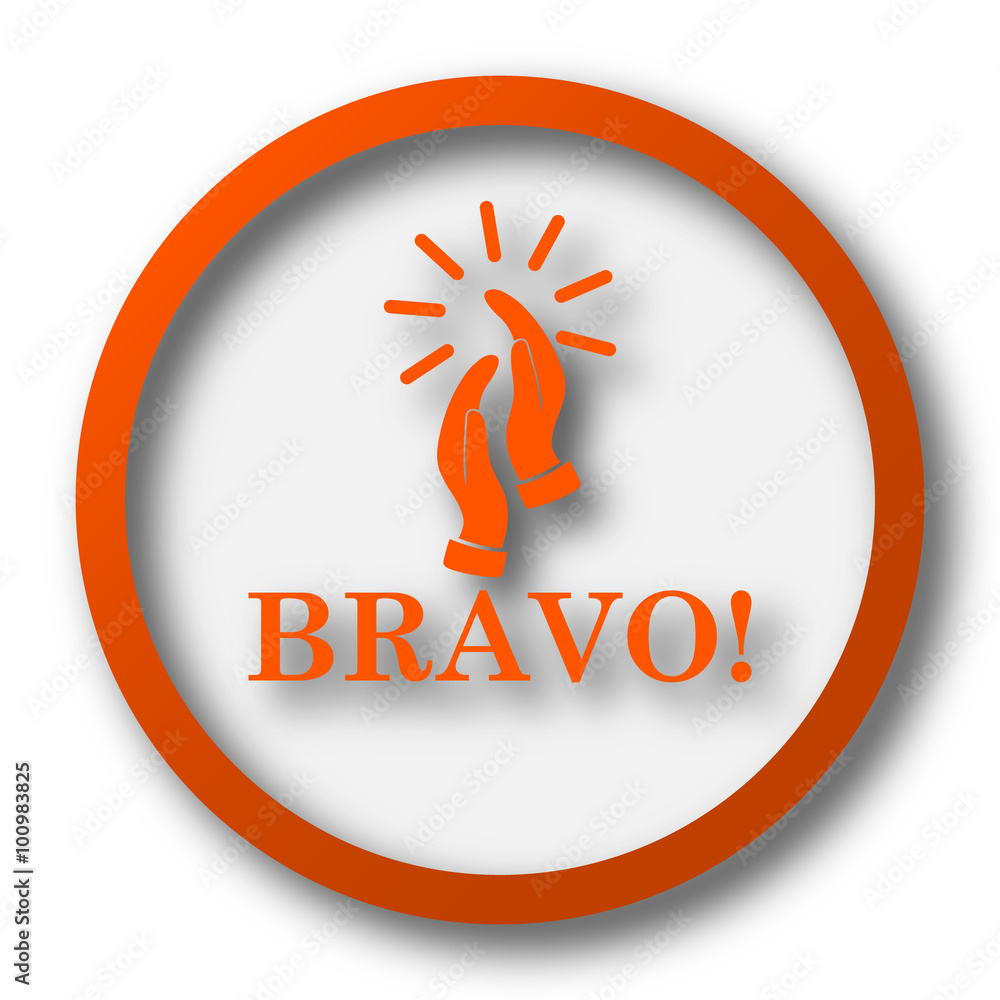Bravo icon Stock Illustration | Adobe Stock