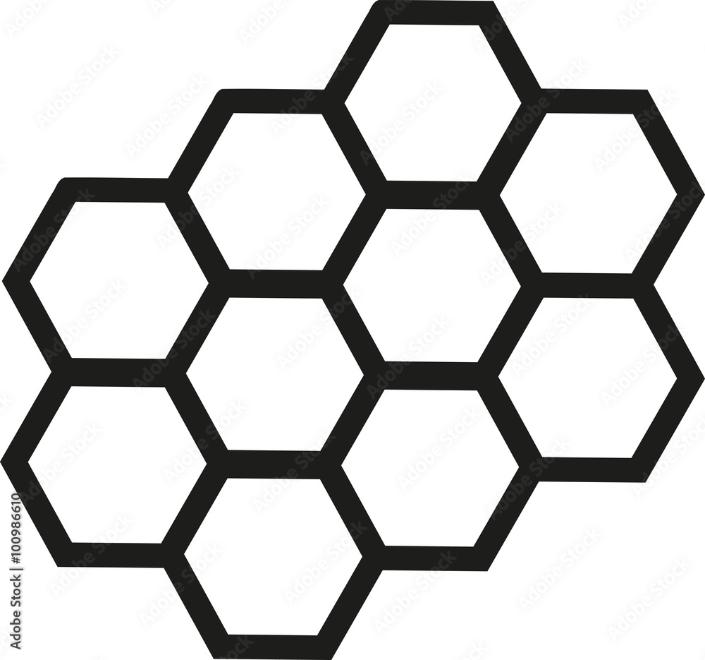 Honeycomb outline Stock Vector | Adobe Stock Honeycomb outline Stock Vector | Adobe Stock