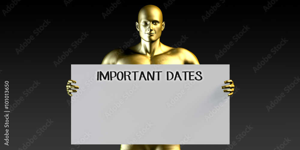 Important Dates Stock Illustration | Adobe Stock