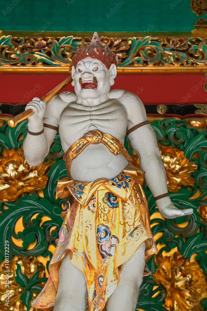 Foto de Kendara - a Guardian of Yashamon Gate at Taiyuinbyo Shrine in ...