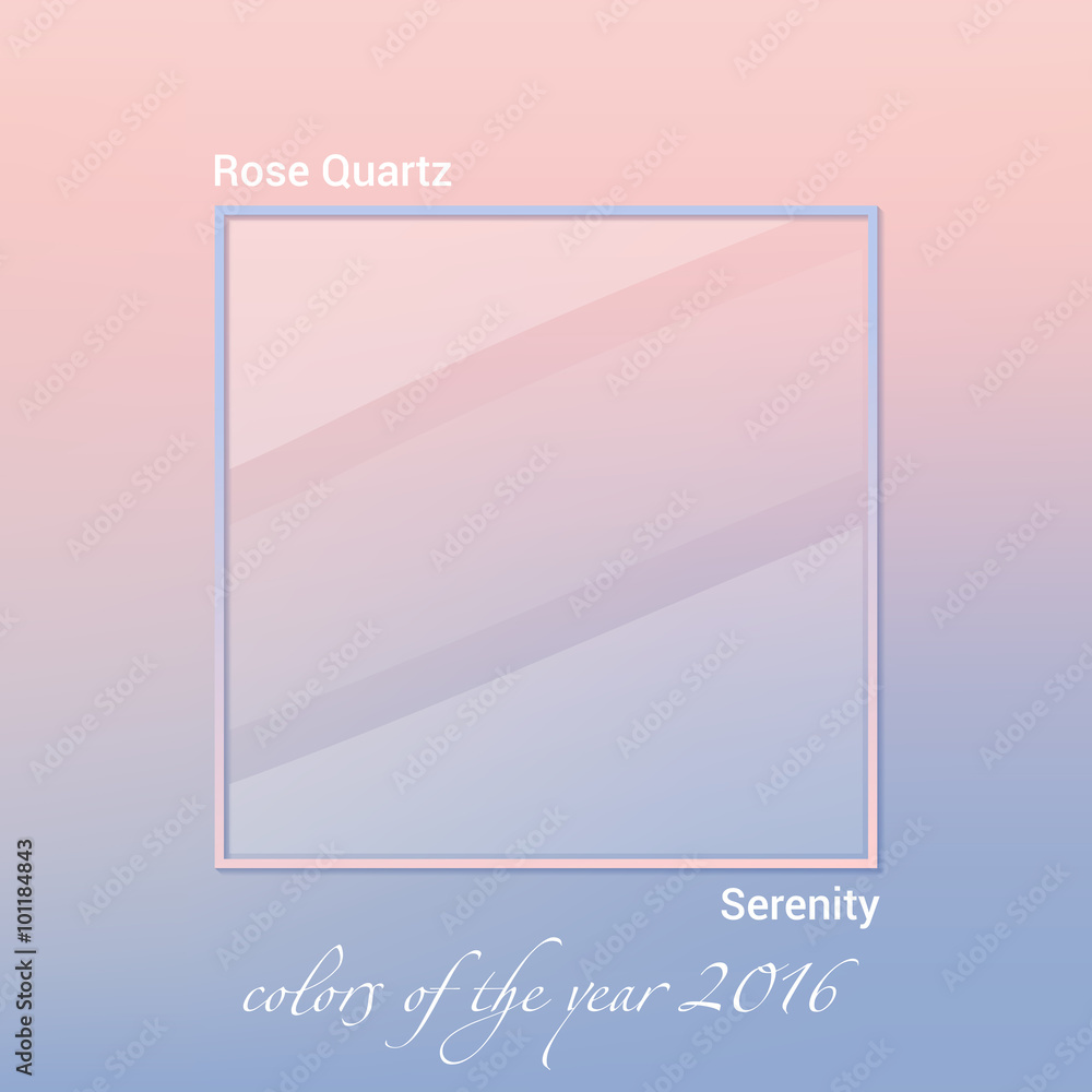 color of the year 2016. design trend colors. vector Stock Vector ...