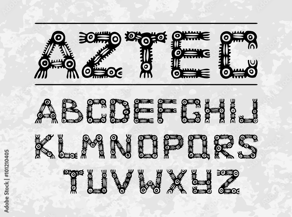 Aztec Alphabet