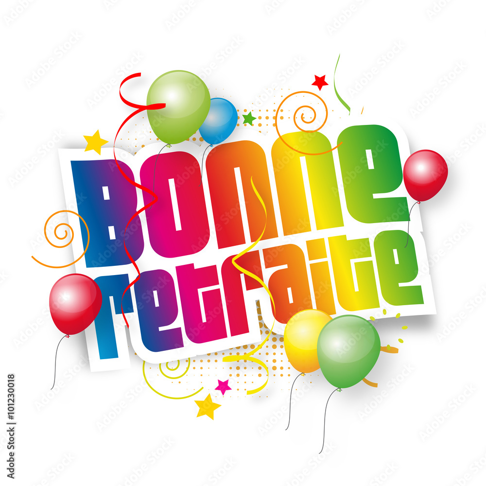 Bonne Retraite Stock Vector Adobe Stock