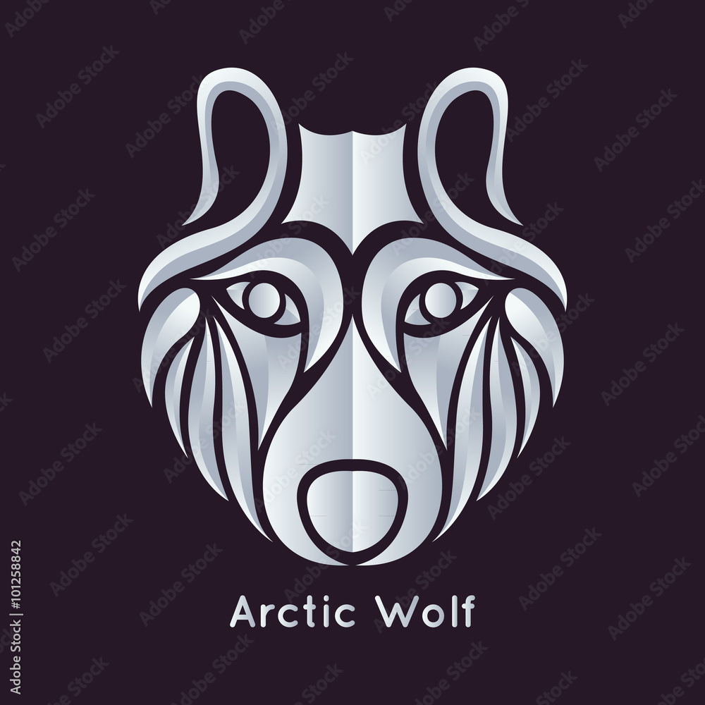 arctic wolf logo vector Stock Vector | Adobe Stock