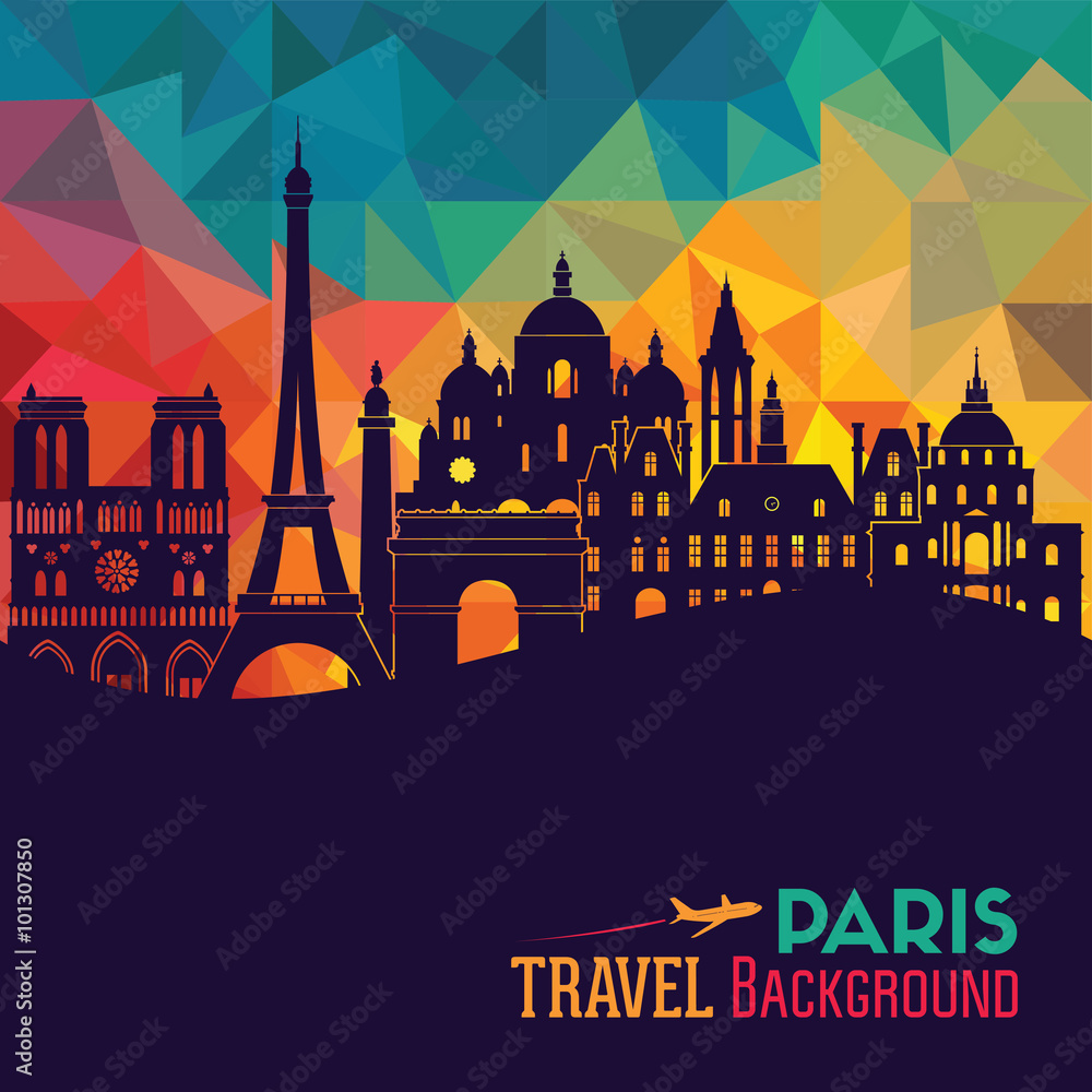 Paris. Vector illustration Stock Vector | Adobe Stock