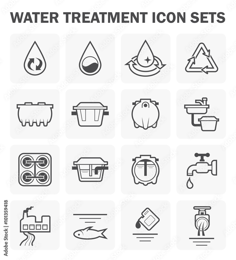Water treatment plant and wastewater or waste water and septic tank ...
