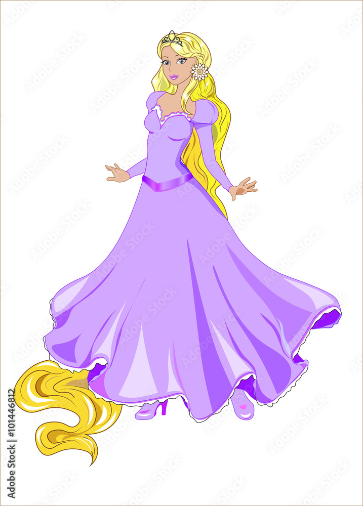 Rapunzel Stock Vector | Adobe Stock