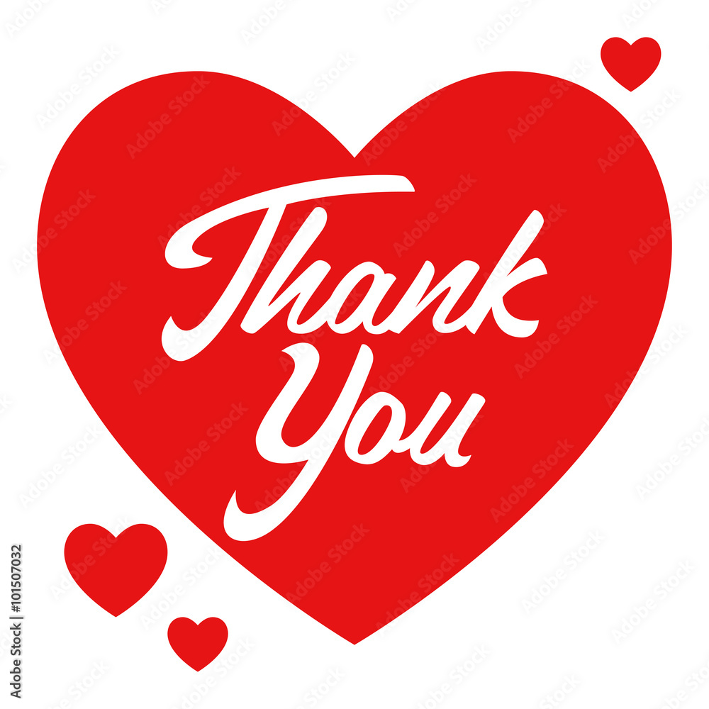 Thank You Calligraphy Stock Vector | Adobe Stock